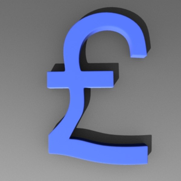 pound symbol 3d model