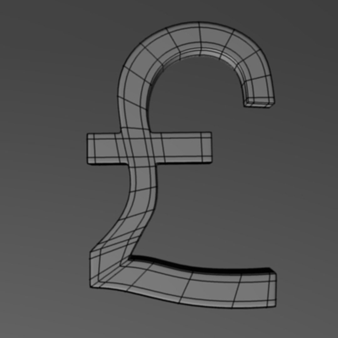Pound Symbol 3d Model