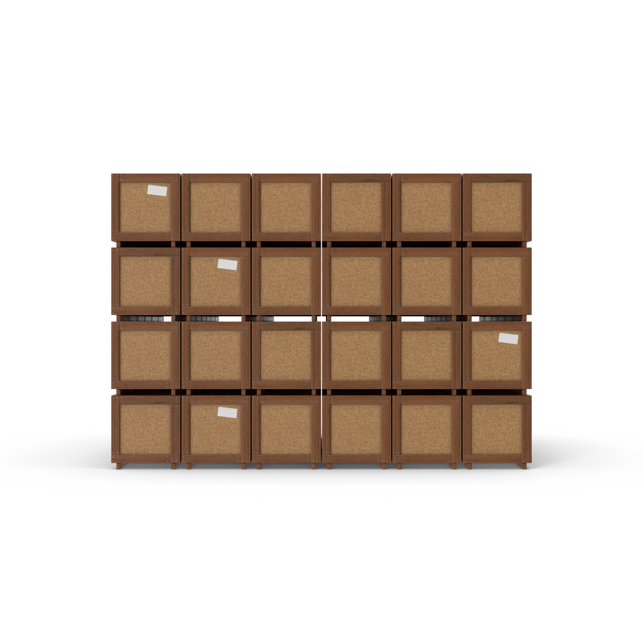 3D Wooden Crate Boxes Stack - TurboSquid 1994314