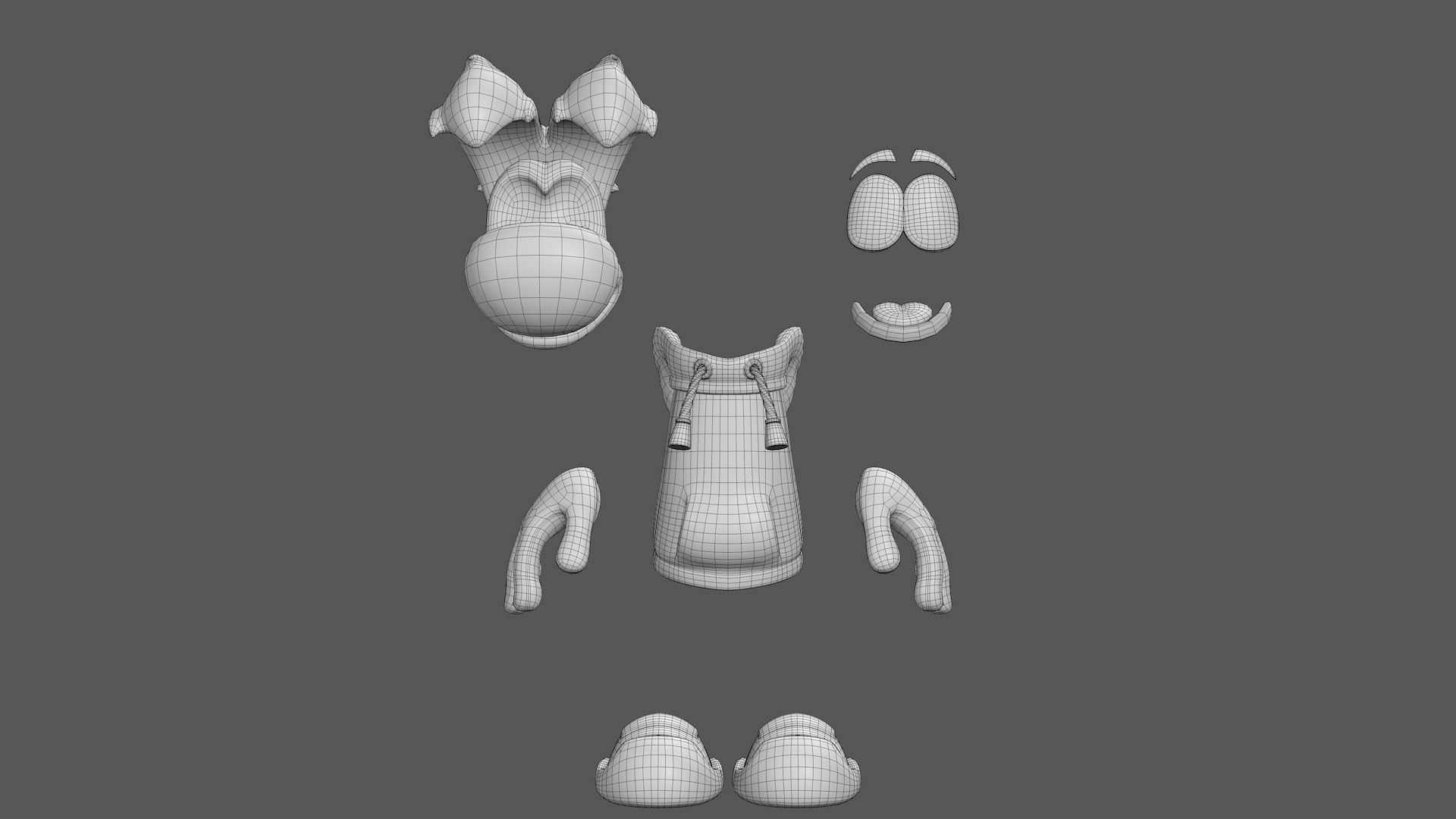 3D Model Rayman Rabbids Character Mario Sparks Of Hope - TurboSquid 2088827