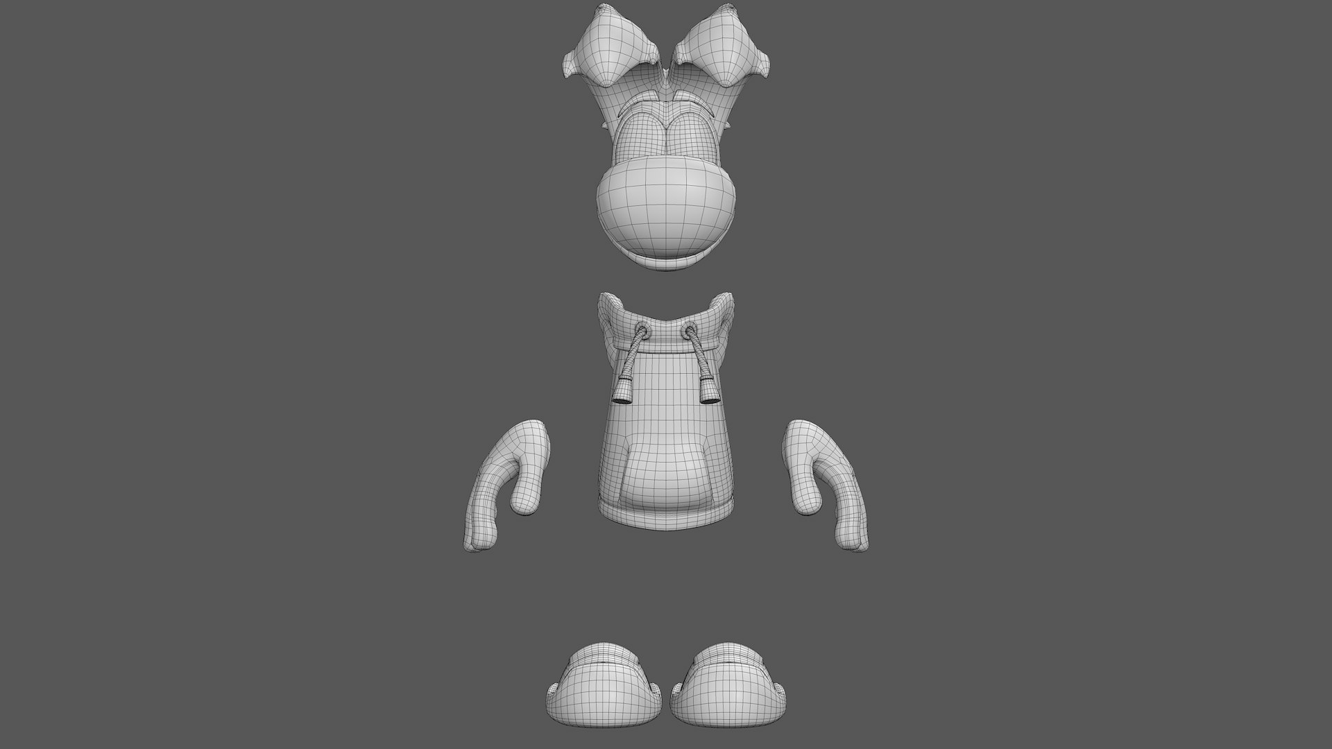 3D Model Rayman Rabbids Character Mario Sparks Of Hope - TurboSquid 2088827