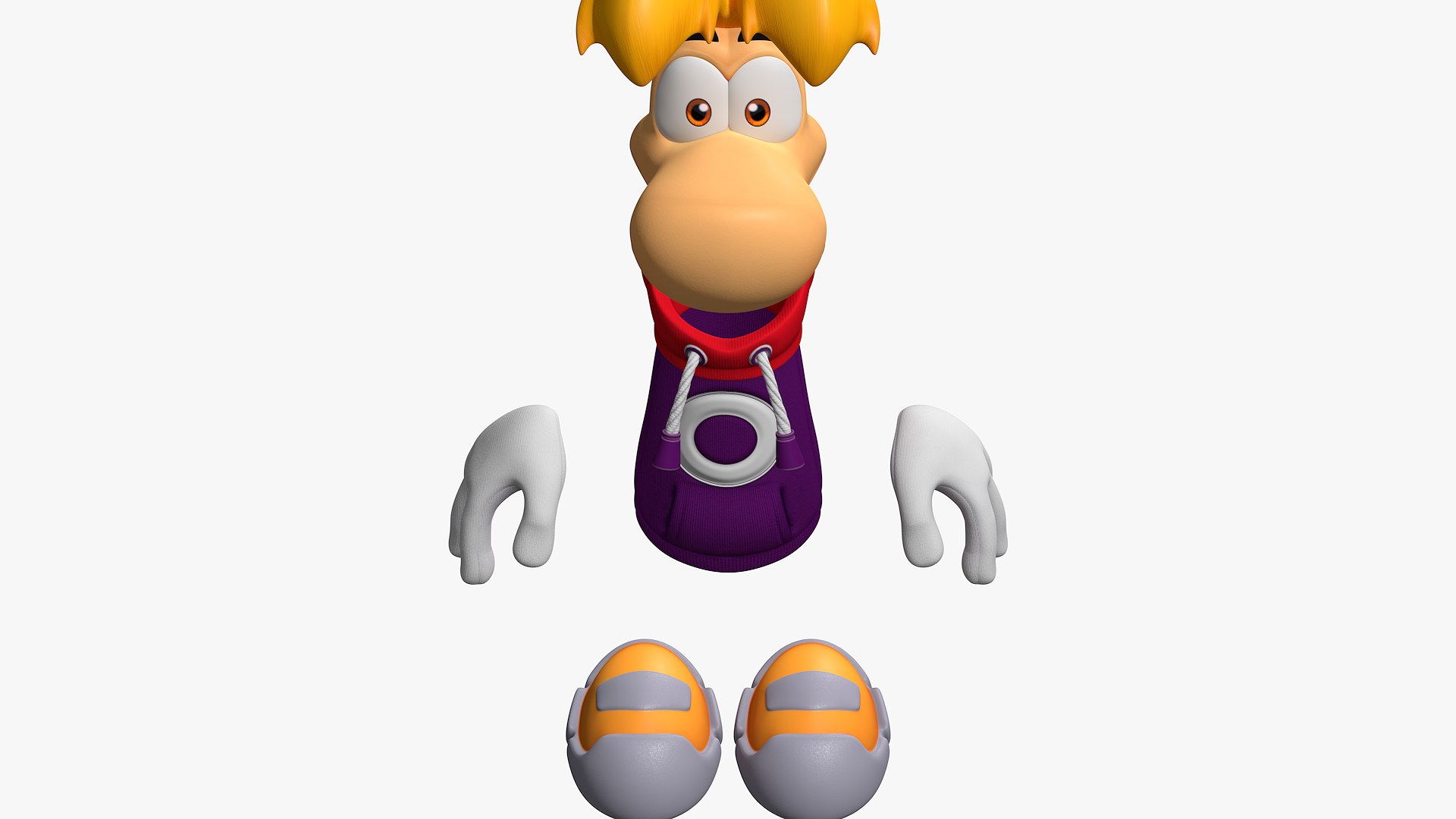 3D Model Rayman Rabbids Character Mario Sparks Of Hope - TurboSquid 2088827