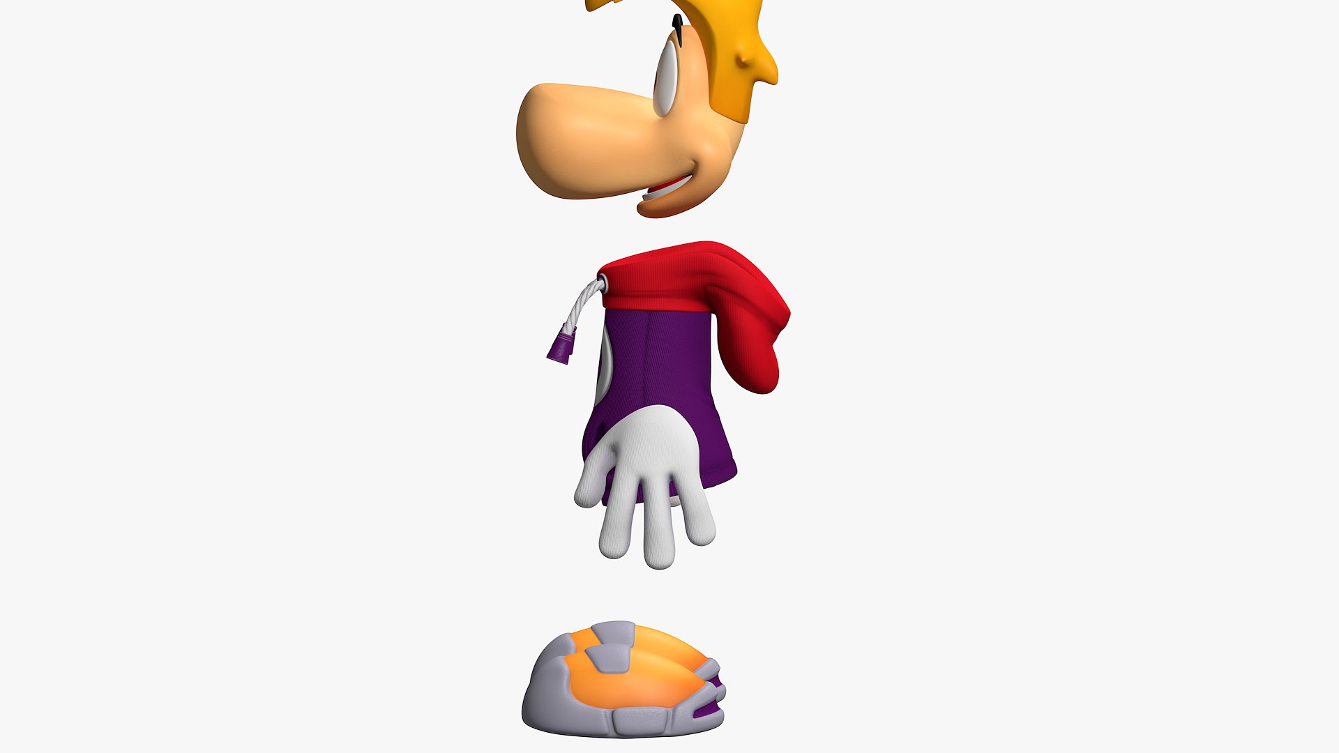 3D Model Rayman Rabbids Character Mario Sparks Of Hope - TurboSquid 2088827