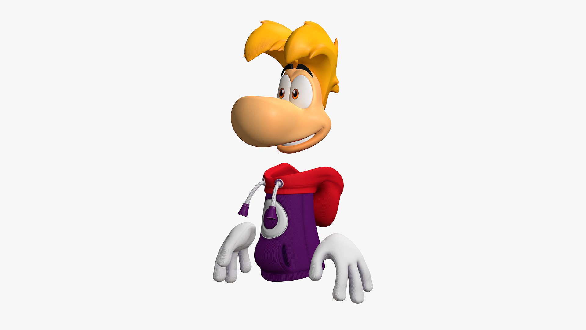 3D Model Rayman Rabbids Character Mario Sparks Of Hope - TurboSquid 2088827