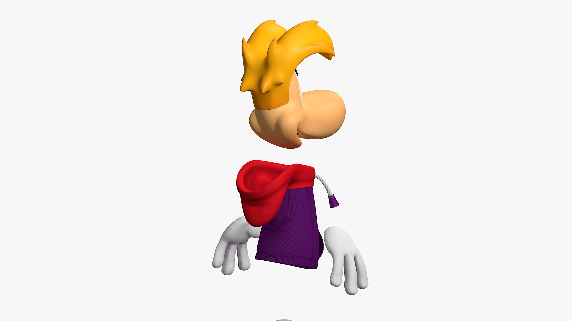 3D Model Rayman Rabbids Character Mario Sparks Of Hope - TurboSquid 2088827