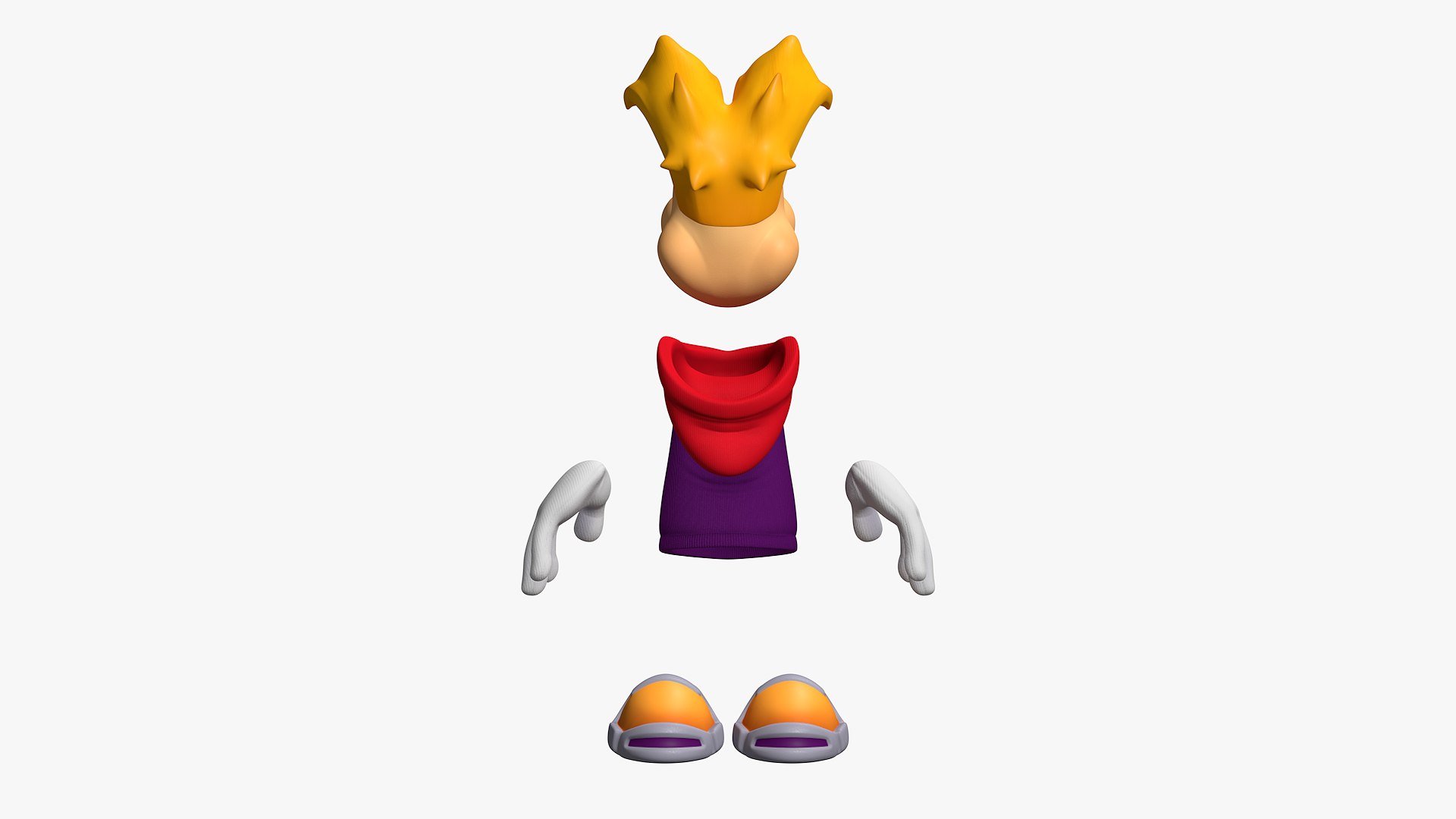 3D Model Rayman Rabbids Character Mario Sparks Of Hope - TurboSquid 2088827