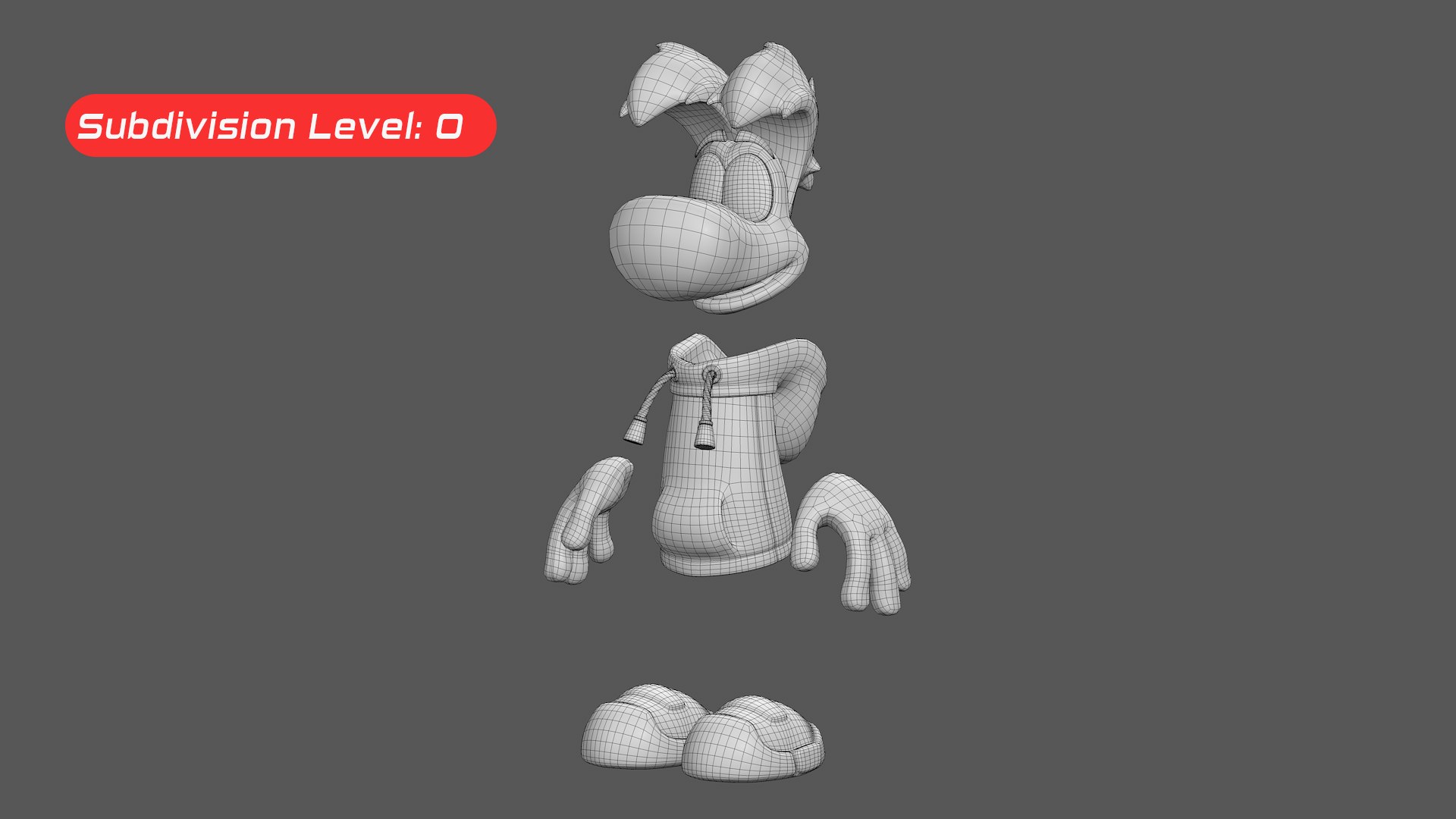 3D Model Rayman Rabbids Character Mario Sparks Of Hope - TurboSquid 2088827