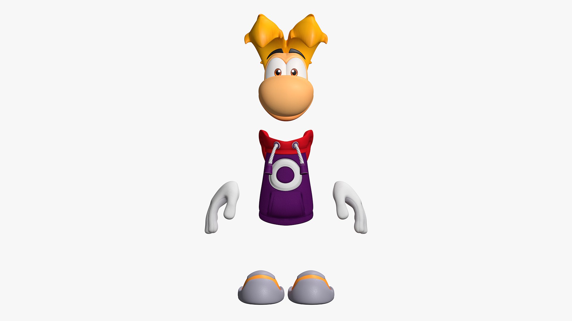 3D Model Rayman Rabbids Character Mario Sparks Of Hope - TurboSquid 2088827