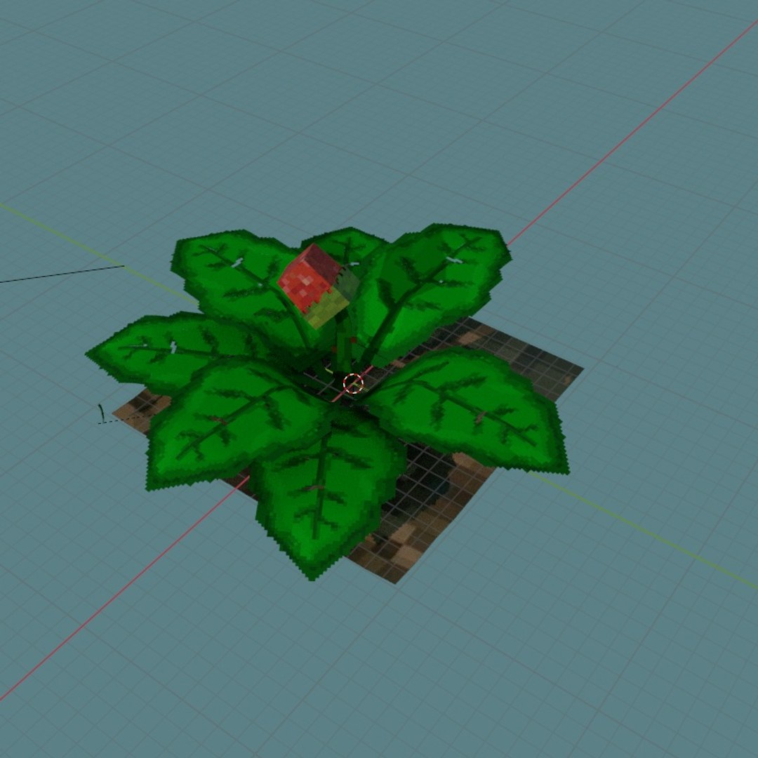3D Model Strawberry Plant - TurboSquid 1887023