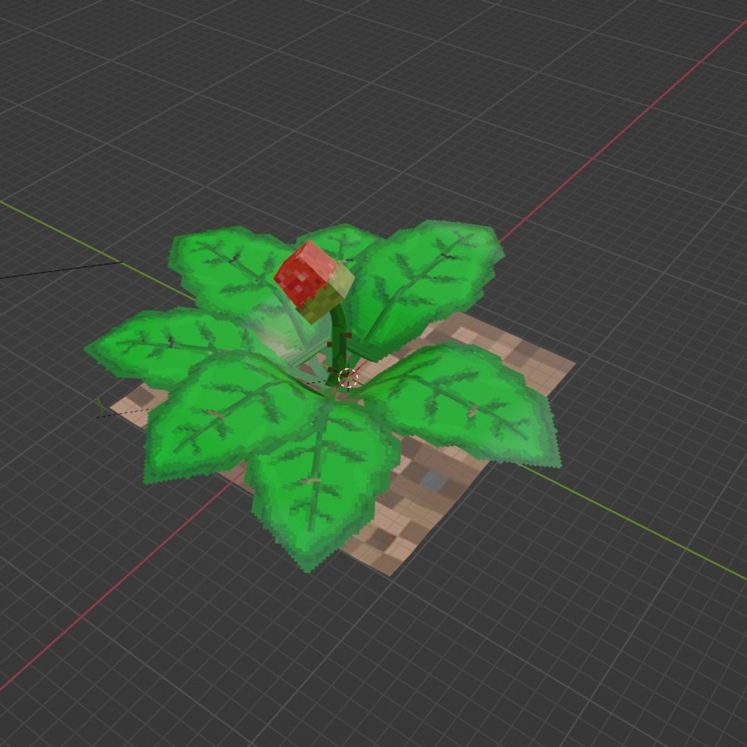 3D Model Strawberry Plant - TurboSquid 1887023