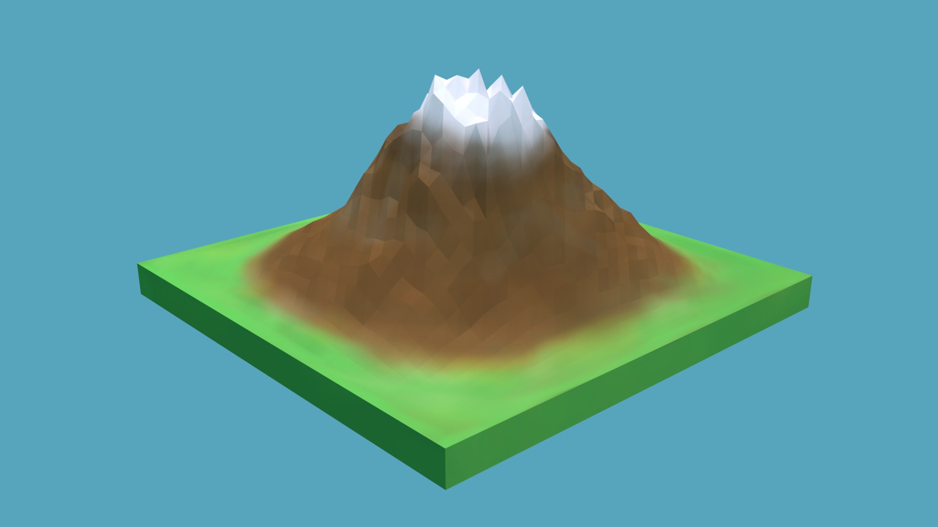 3D mountain nature model - TurboSquid 1463046