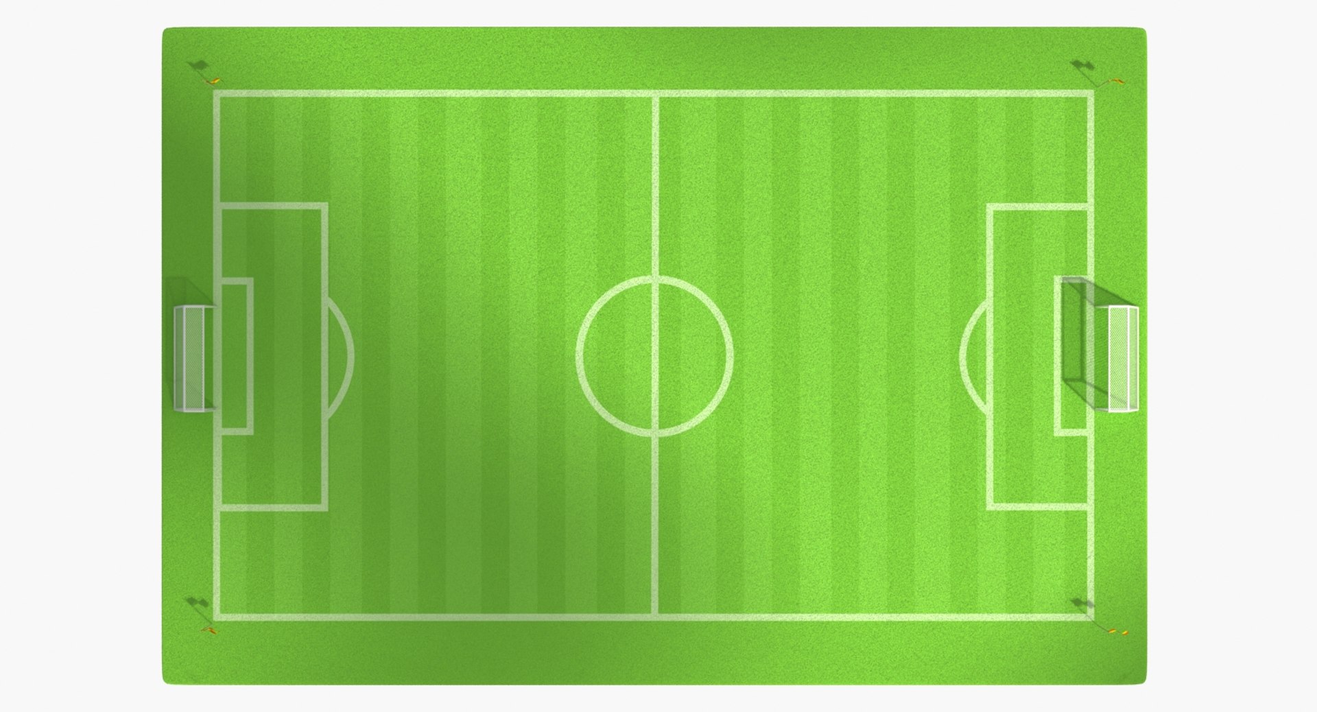 Soccer Field 3d Model