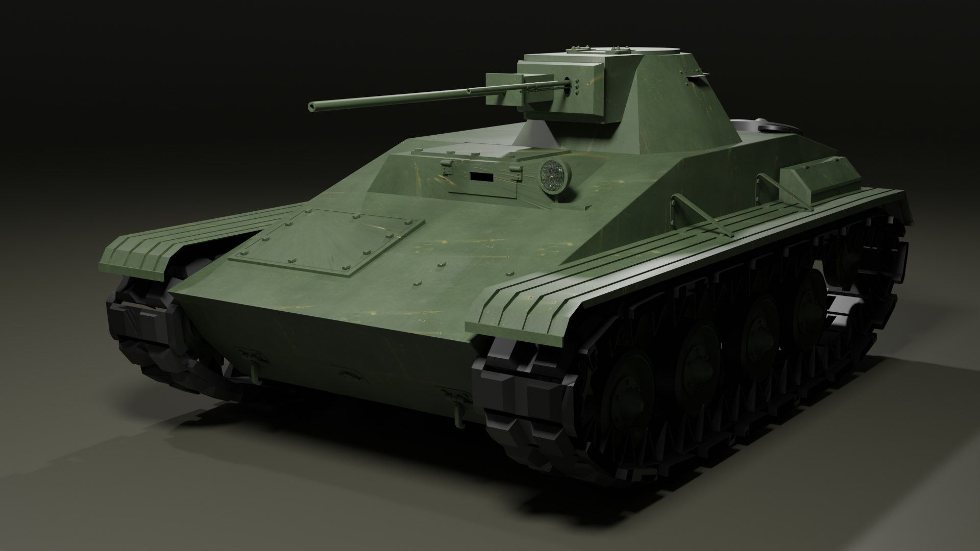 Tank T-60 Soviet Light Tank Model - TurboSquid 2184928