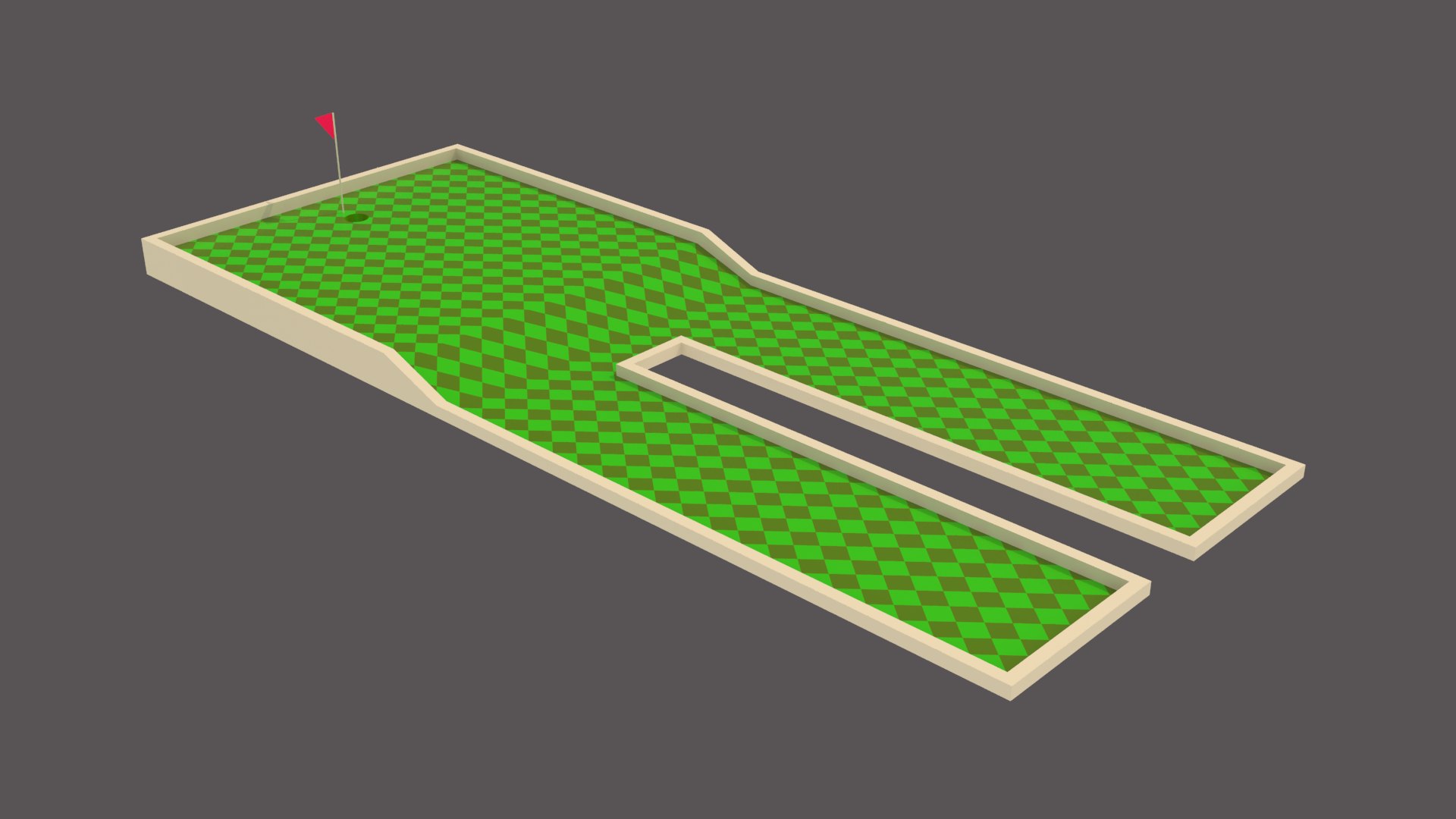 3D Mini Golf Course 15 Model Collection-2 Colors Model - TurboSquid 2315577
