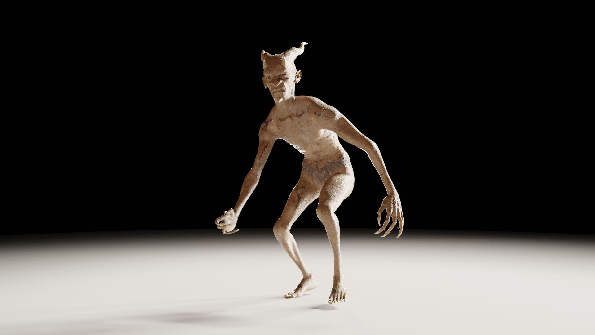 3D Model Evil Monster Catos - TurboSquid 1739012