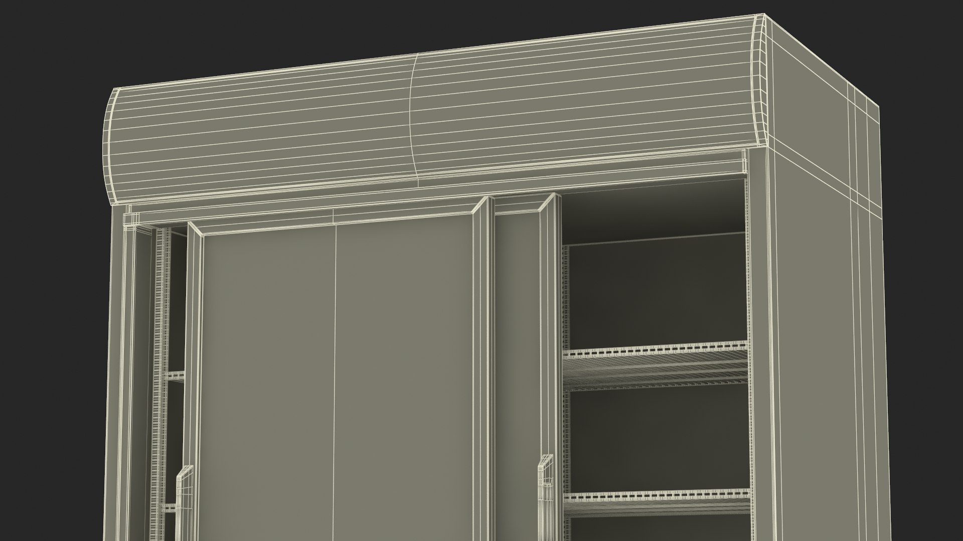 2 Door Commercial Merchandiser Refrigerator 3D model - TurboSquid 2152153