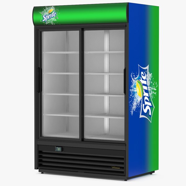 modelo 3d Refrigerador comercial de 2 puertas - TurboSquid 2152153