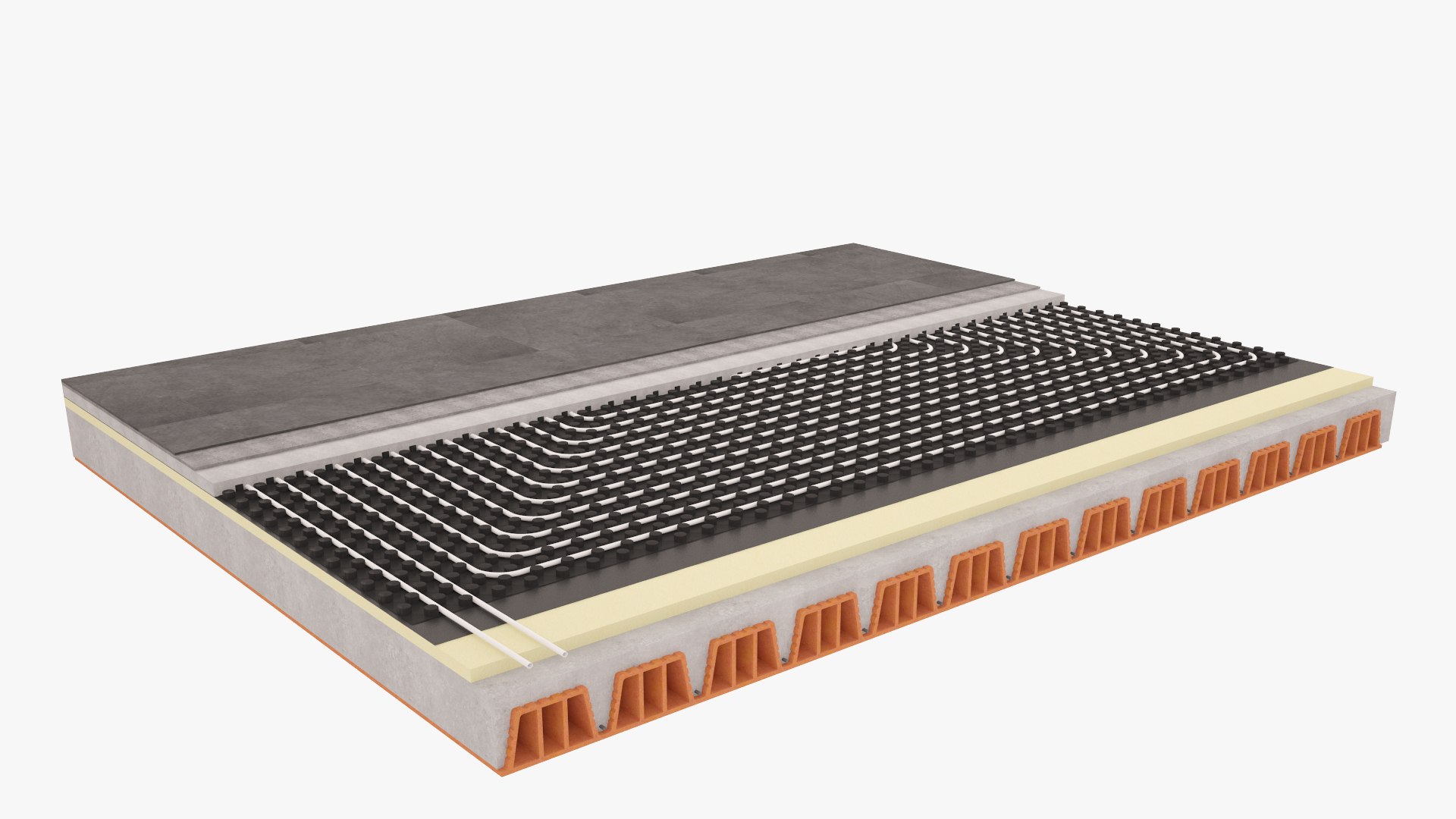 Water Floor Heating model - TurboSquid 2023075