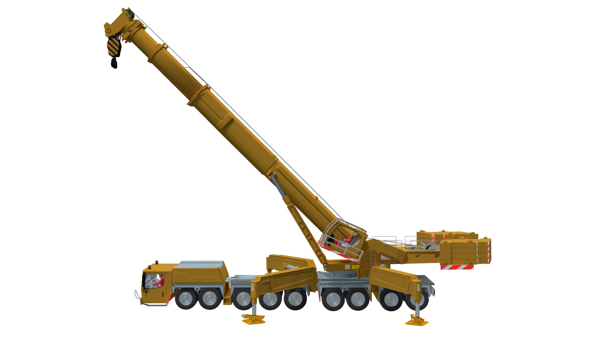 Mobile Crane 3D Model - TurboSquid 1222939