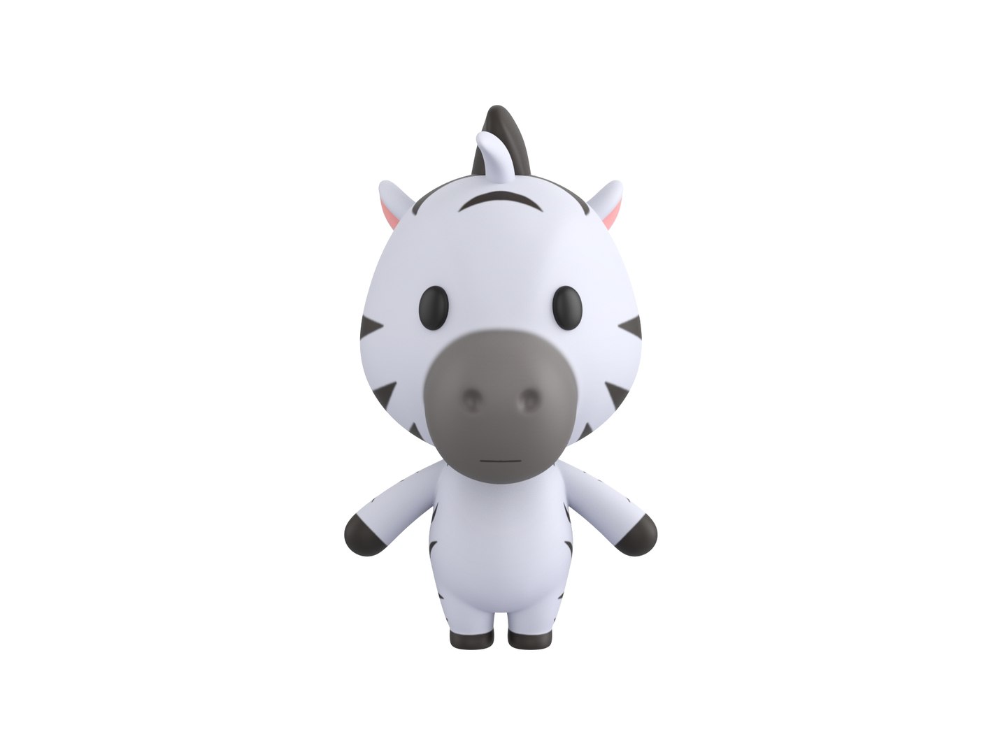 Zebra Character 3D Model - TurboSquid 1648551