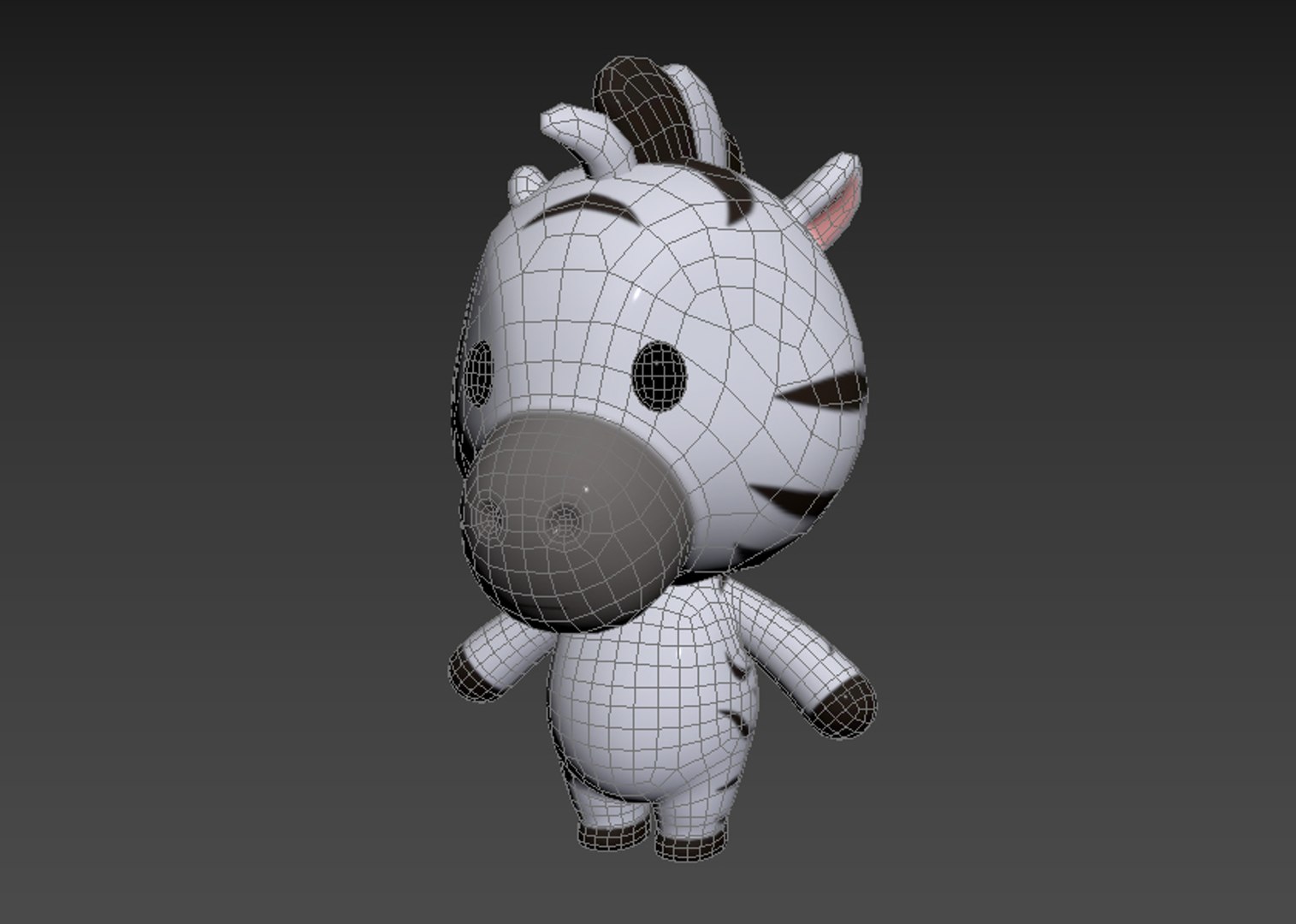 Zebra Character 3D Model - TurboSquid 1648551