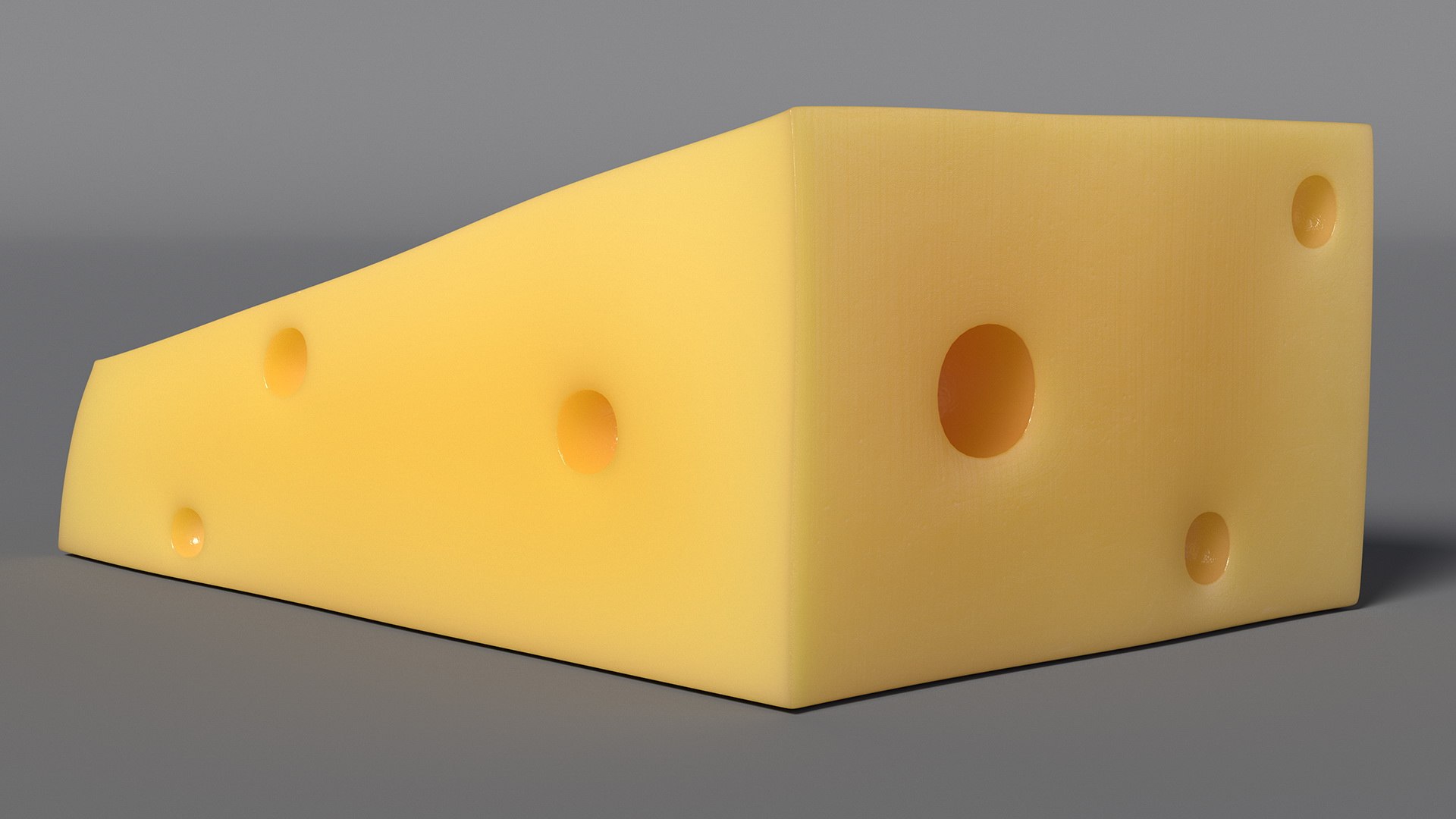 Swiss Cheese Block 3D Model - TurboSquid 2219841