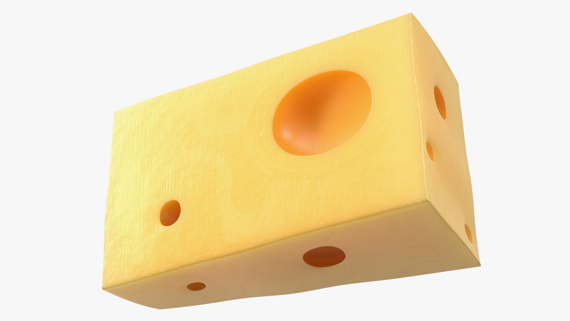 Swiss Cheese Block 3D Model - TurboSquid 2219841