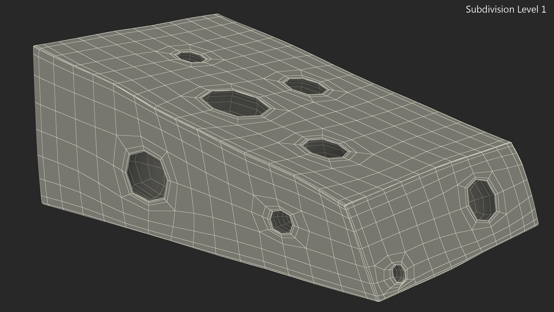 Swiss Cheese Block 3D Model - TurboSquid 2219841