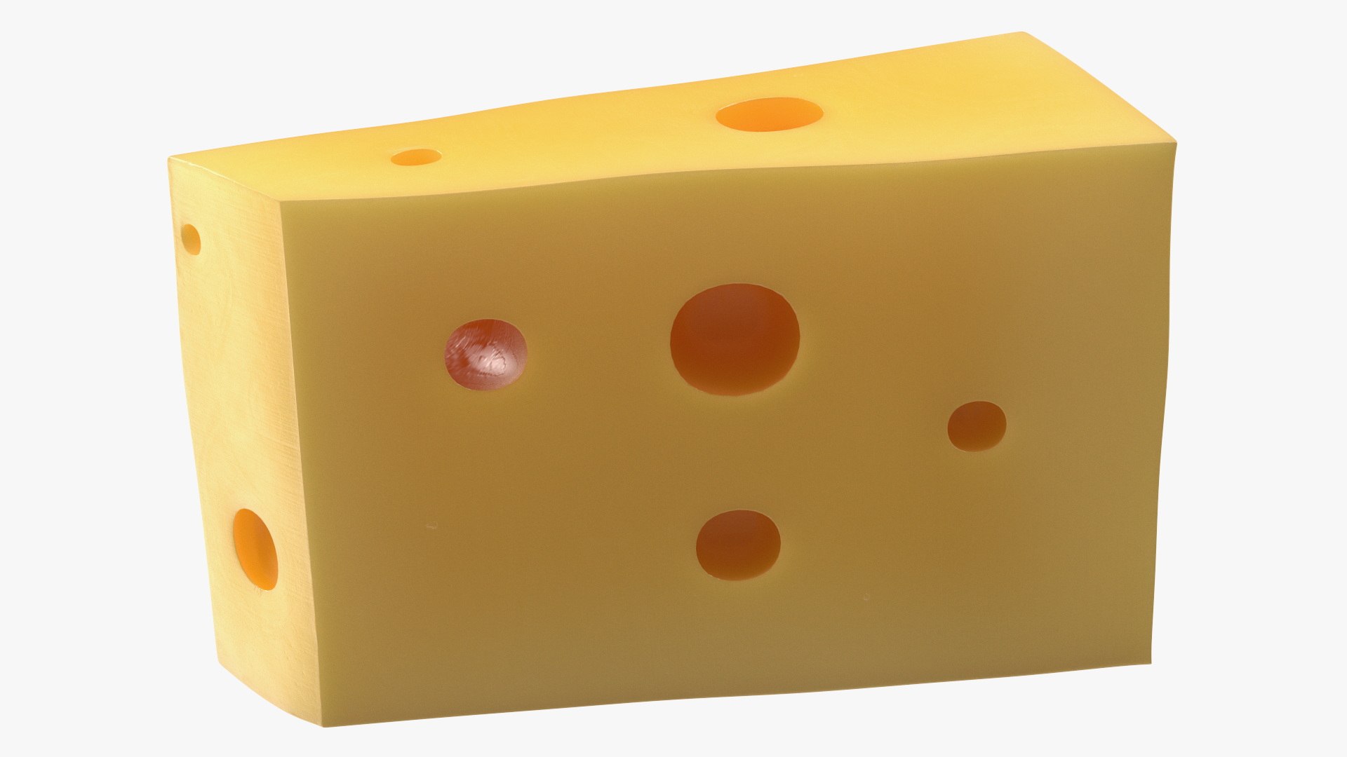 Swiss Cheese Block 3D Model - TurboSquid 2219841
