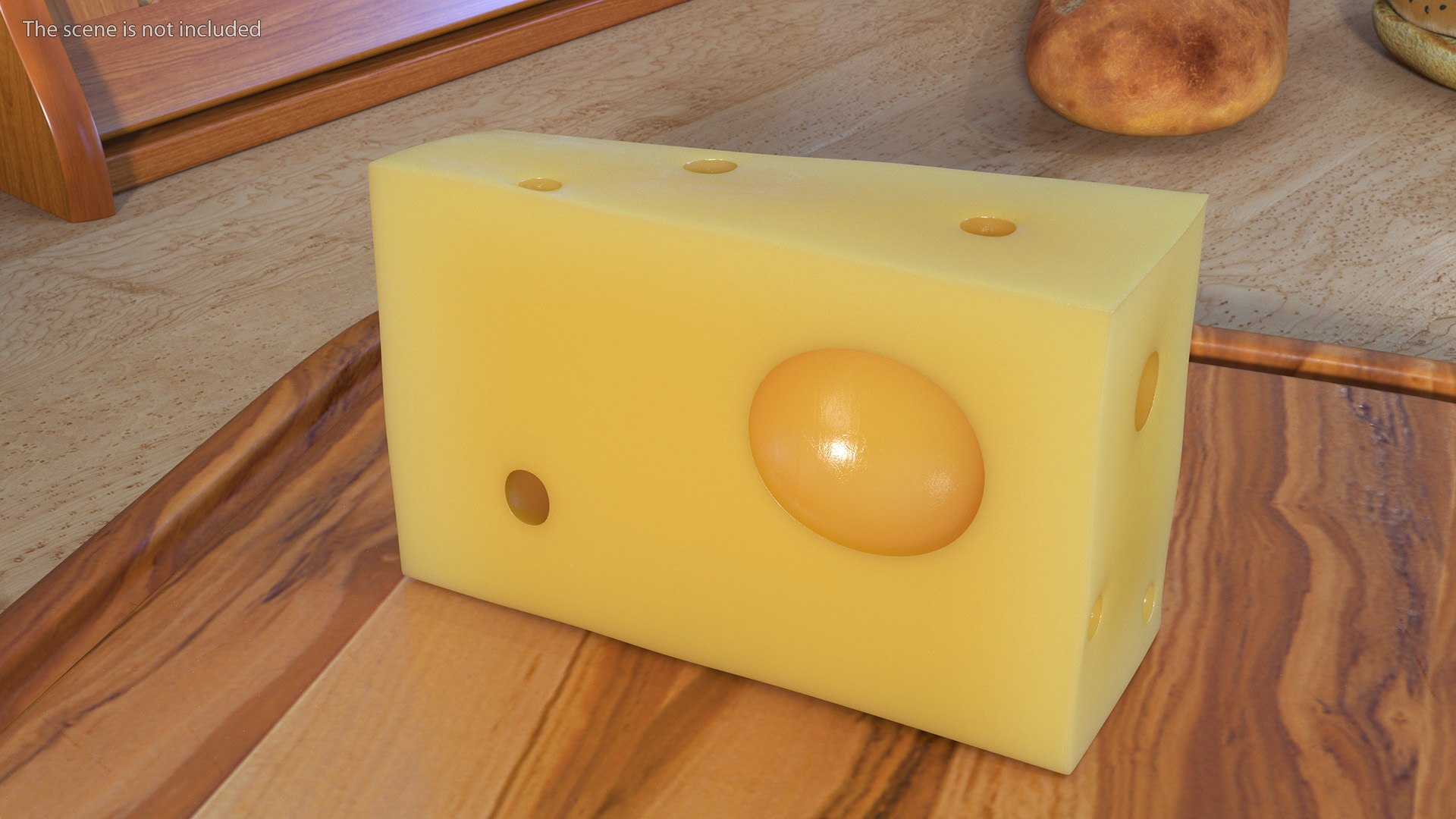 Swiss Cheese Block 3D Model - TurboSquid 2219841