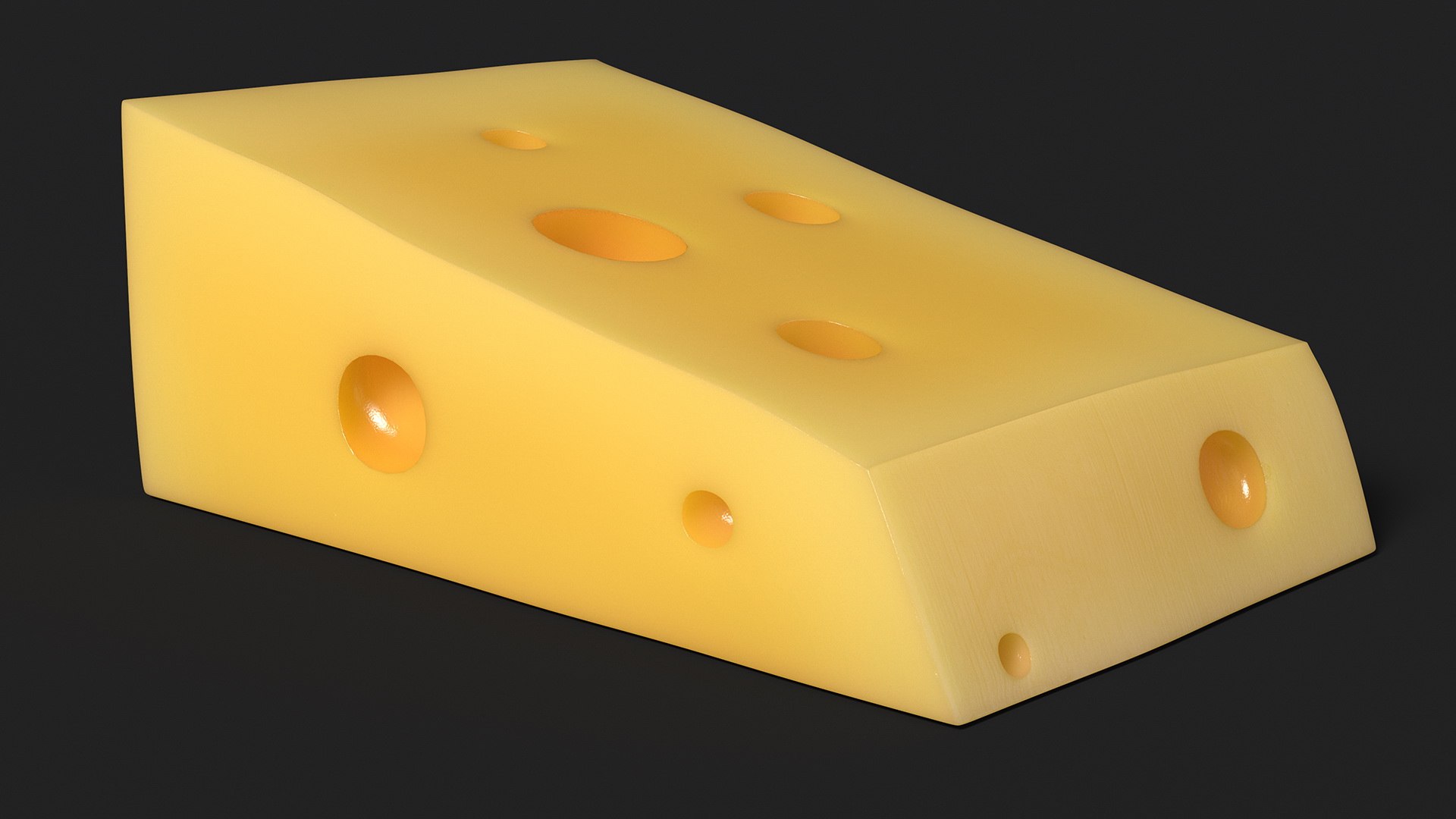 Swiss Cheese Block 3D Model - TurboSquid 2219841