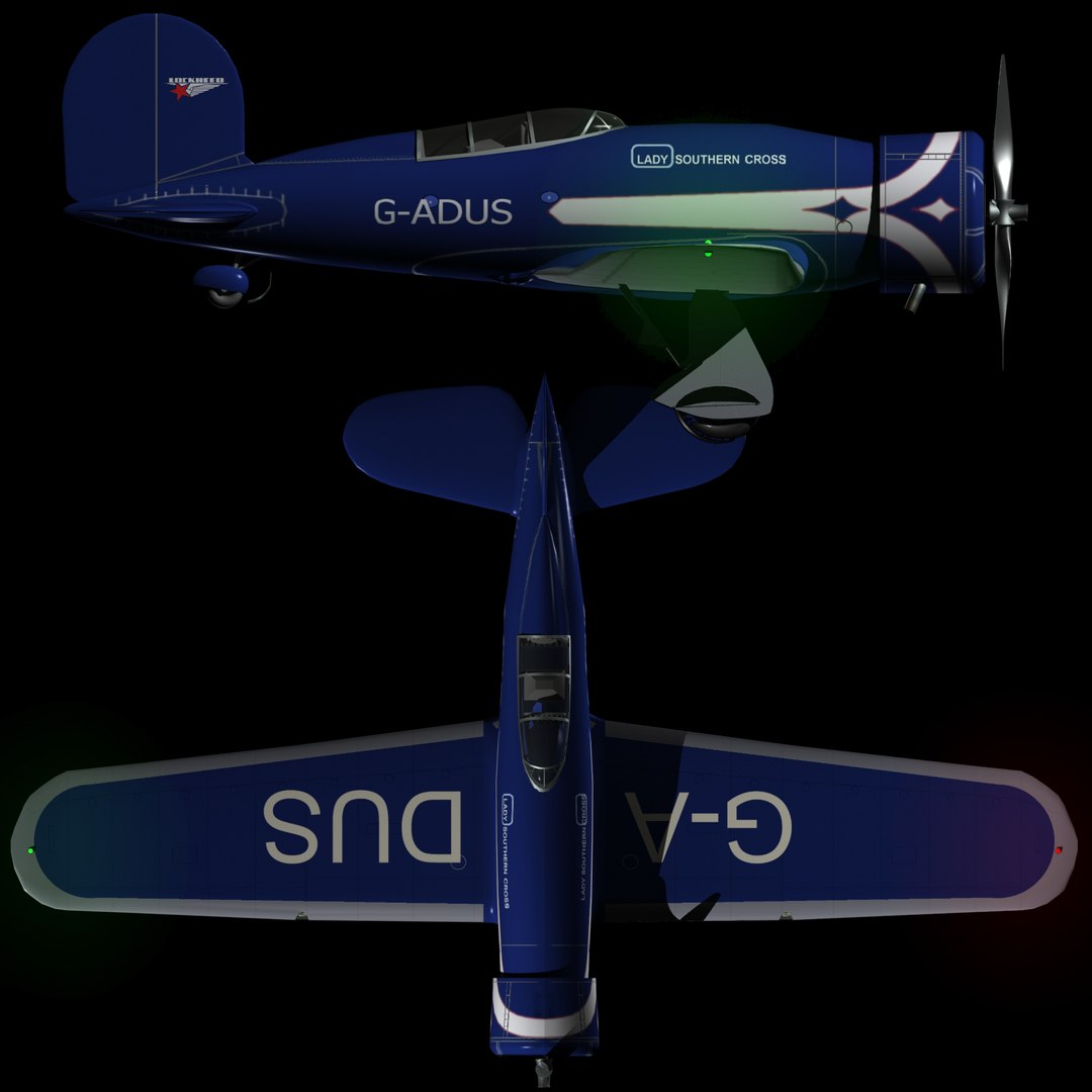 Historic Lockheed Altair 3D Model - TurboSquid 1395678