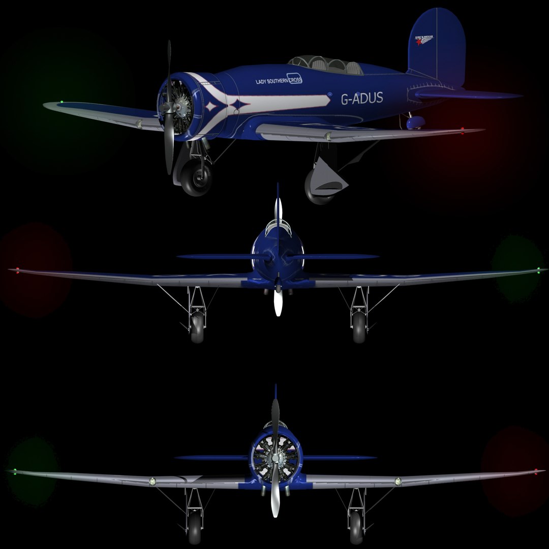 Historic Lockheed Altair 3D Model - TurboSquid 1395678