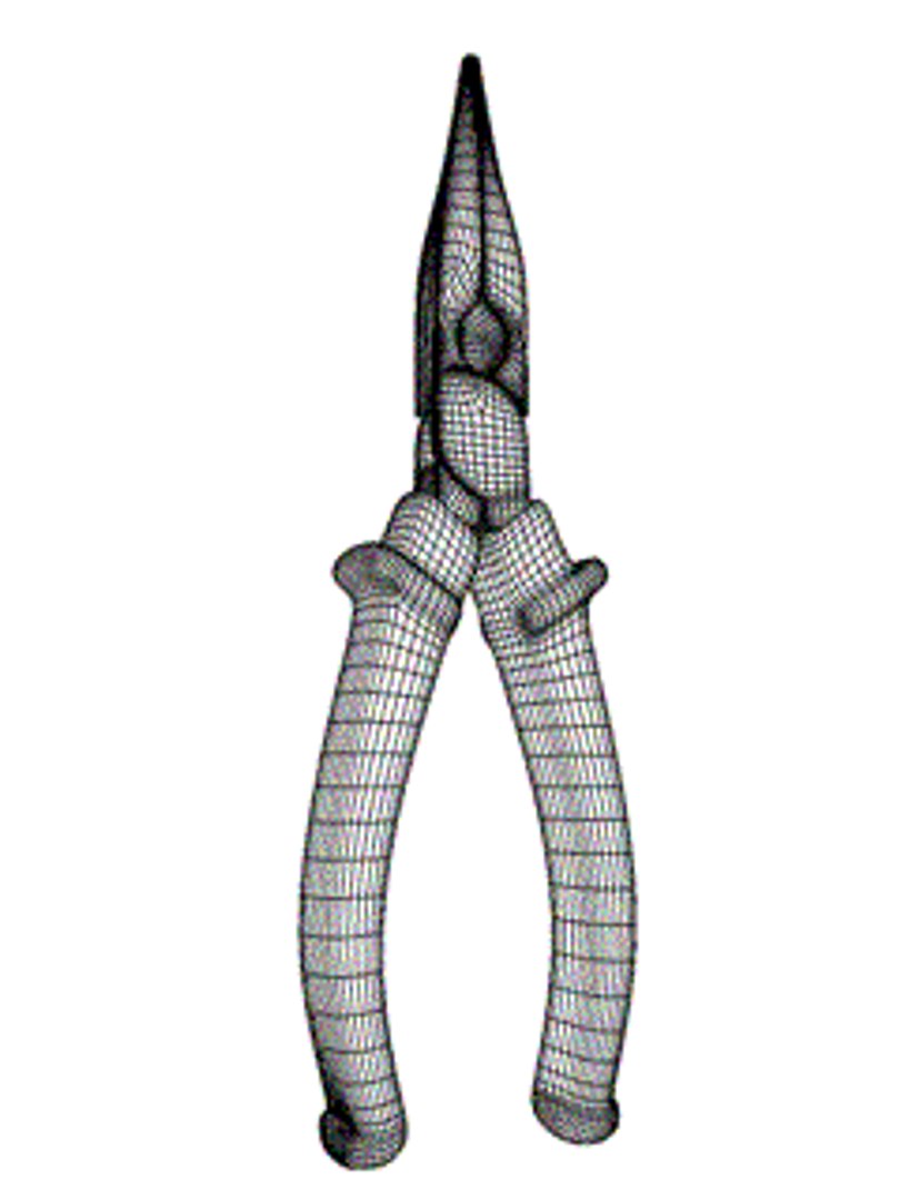 3d model pliers tool