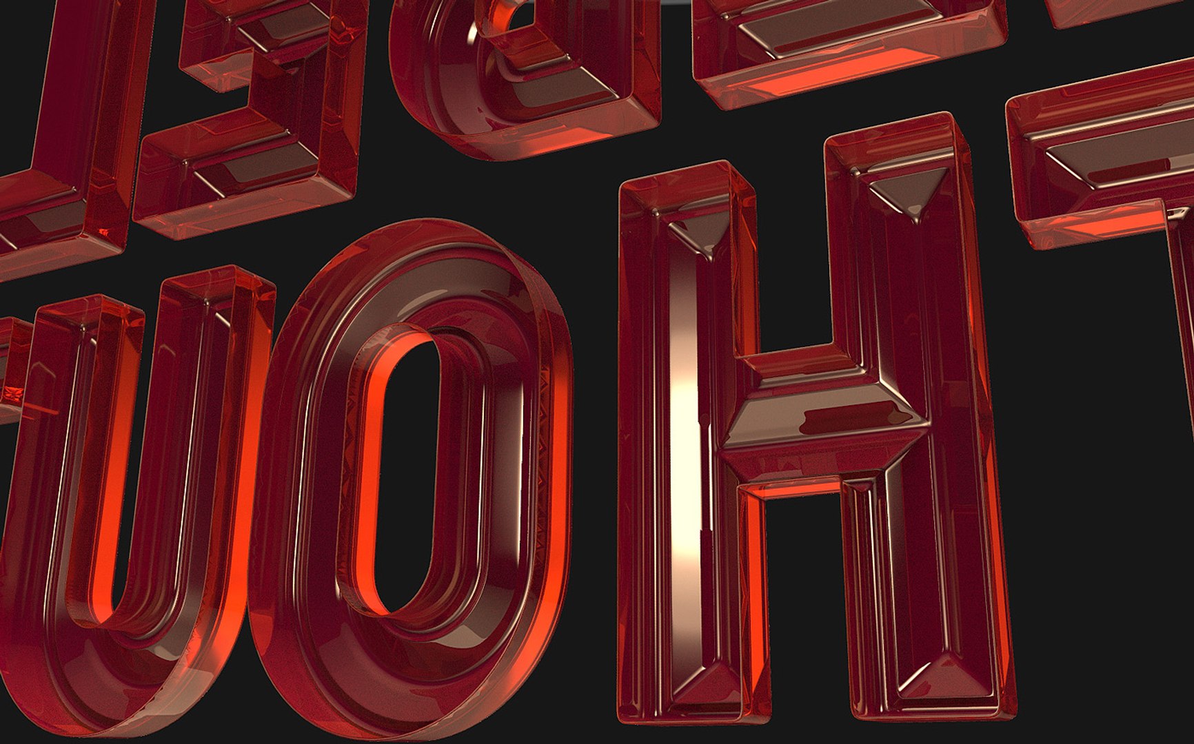 3ds Max Vintage Movie Marquee Letters