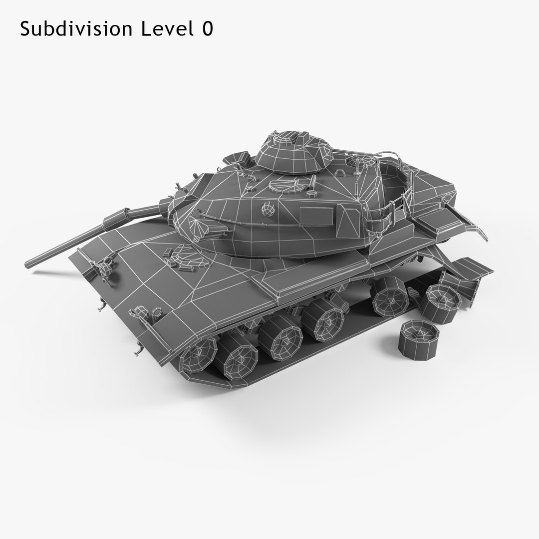 3d Model Real Time M60