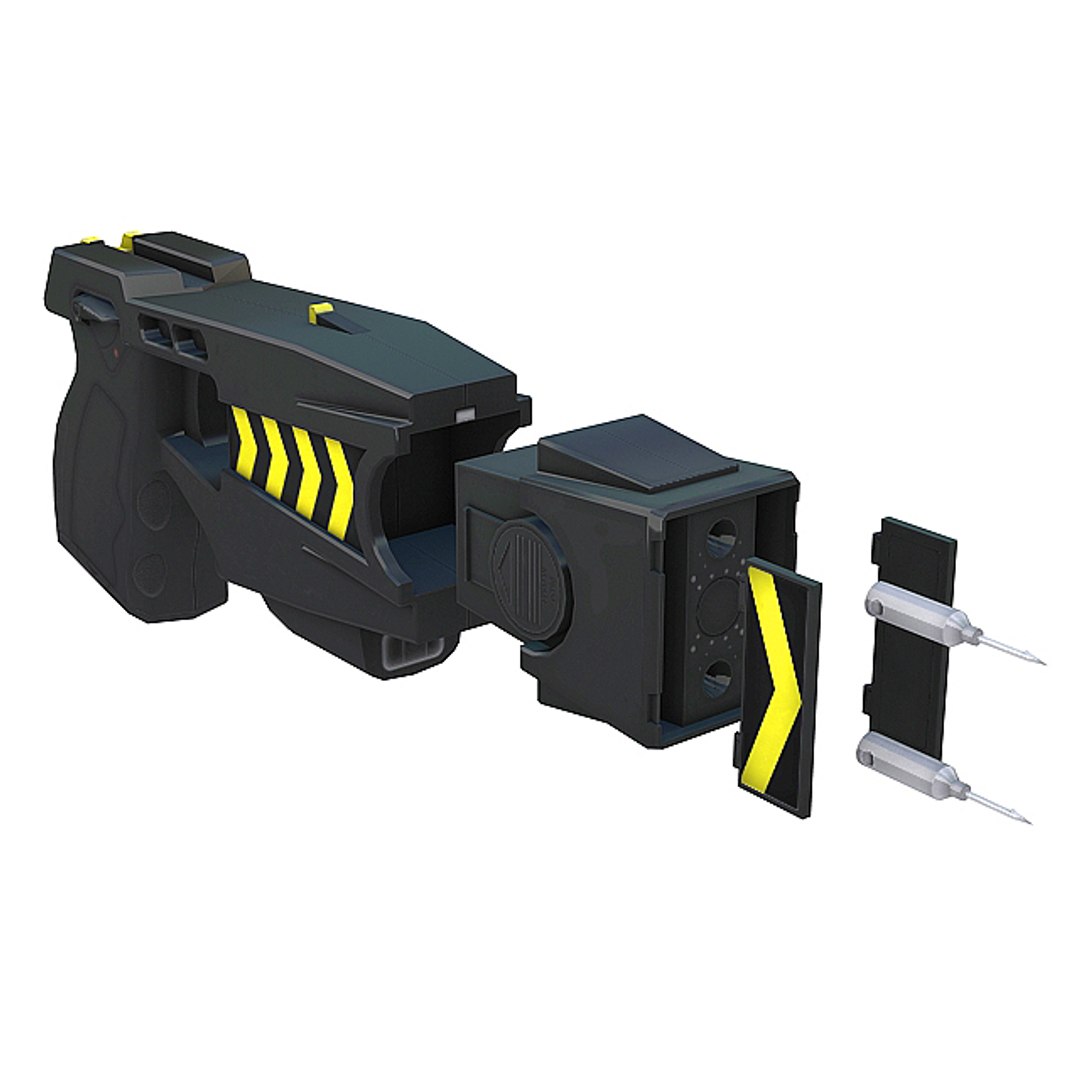 3d model stun guns