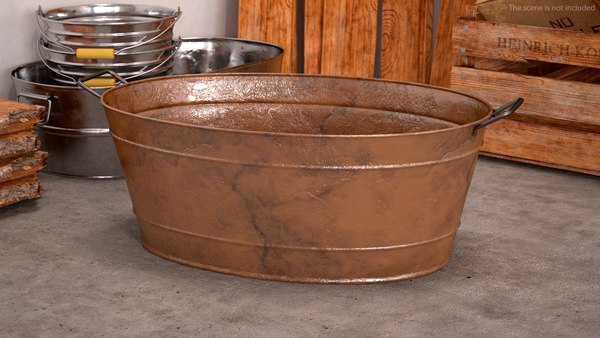 3D model Rusty Metal Container Set - TurboSquid 1778902