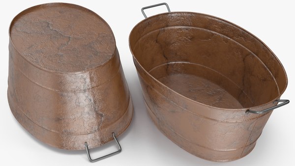 3D model Rusty Metal Container Set - TurboSquid 1778902