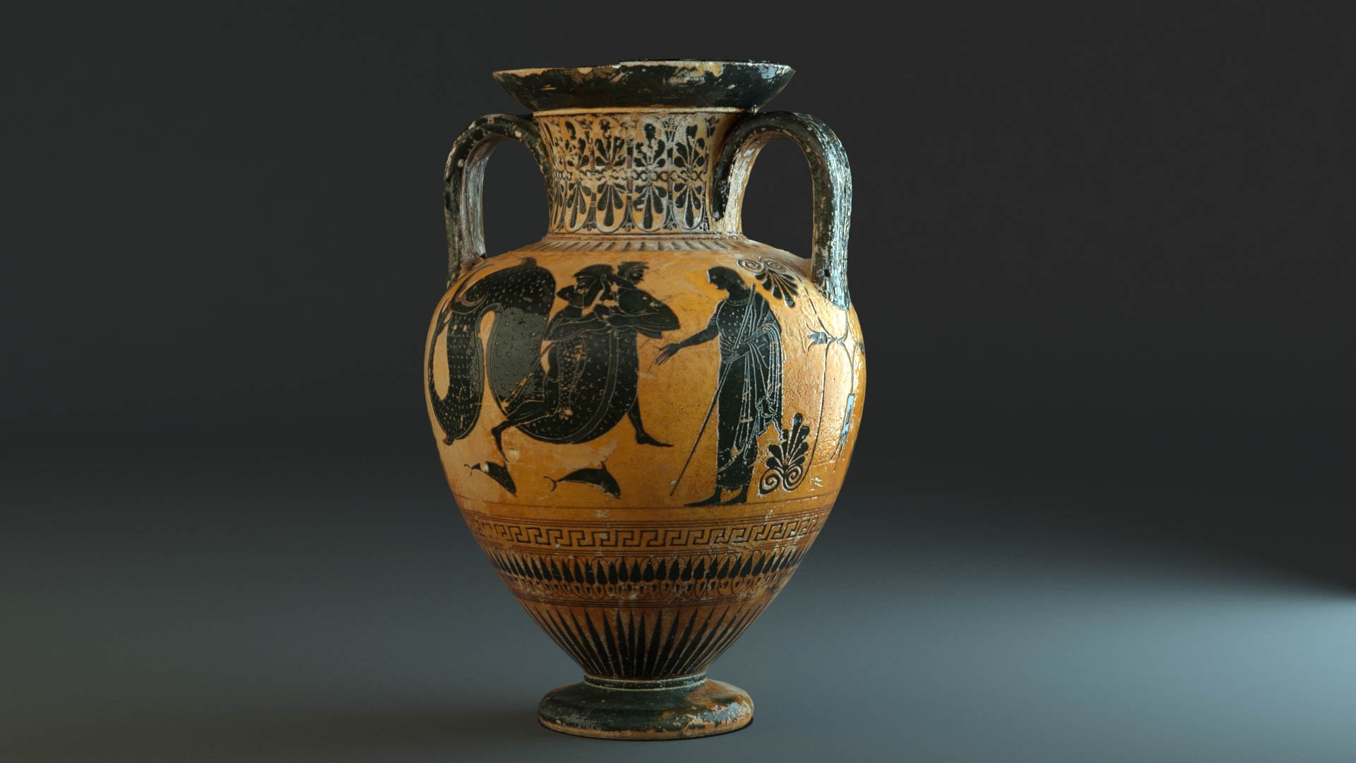 Ancient Greek Amphora In High Resolution 3D Model - TurboSquid 1891409