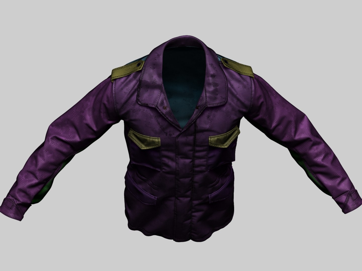 3D M65 Jacket - TurboSquid 1360018