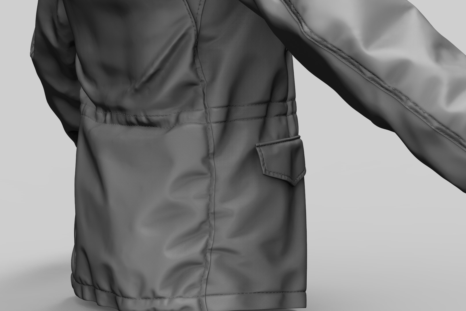 3D M65 Jacket - TurboSquid 1360018