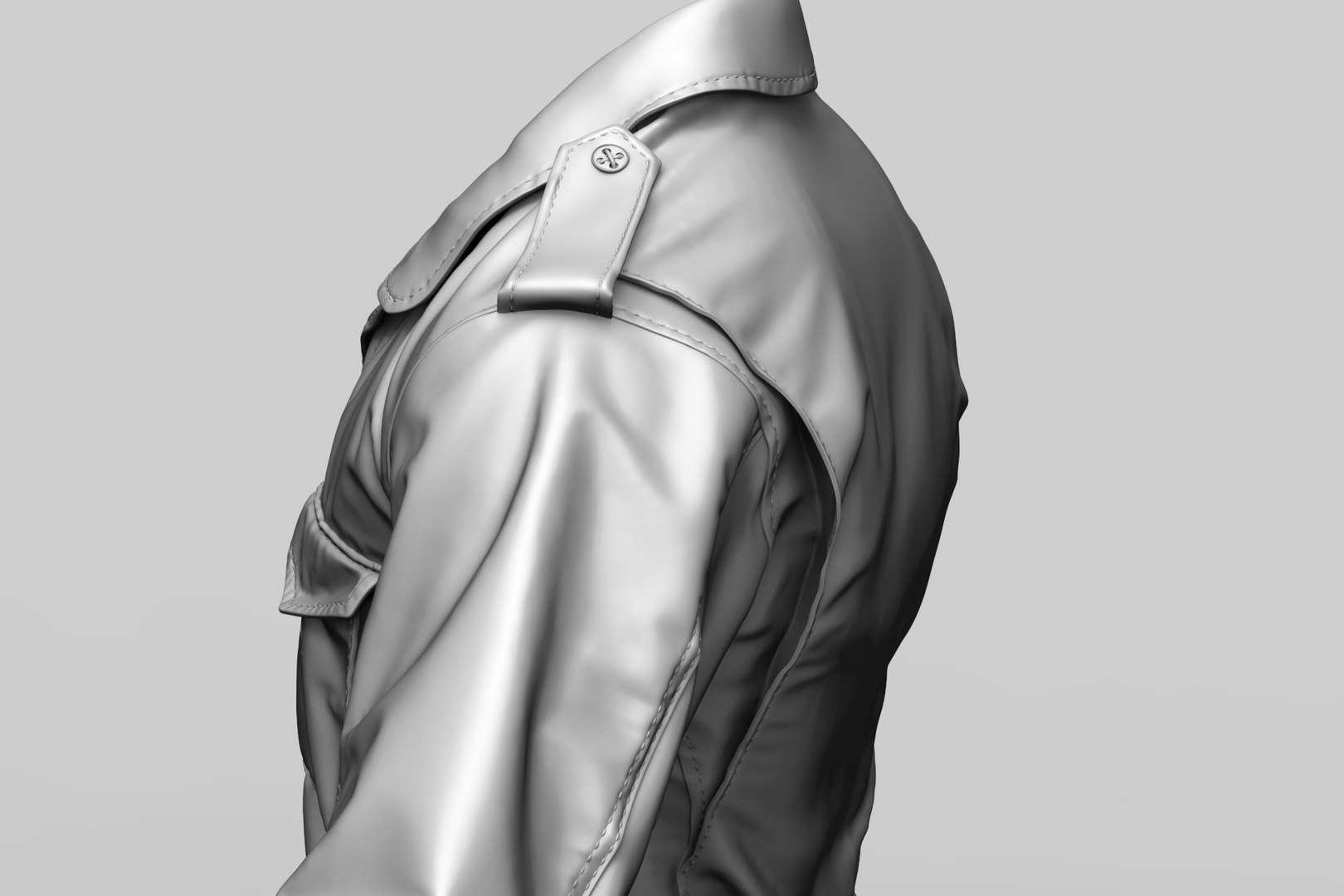 3D M65 Jacket - TurboSquid 1360018