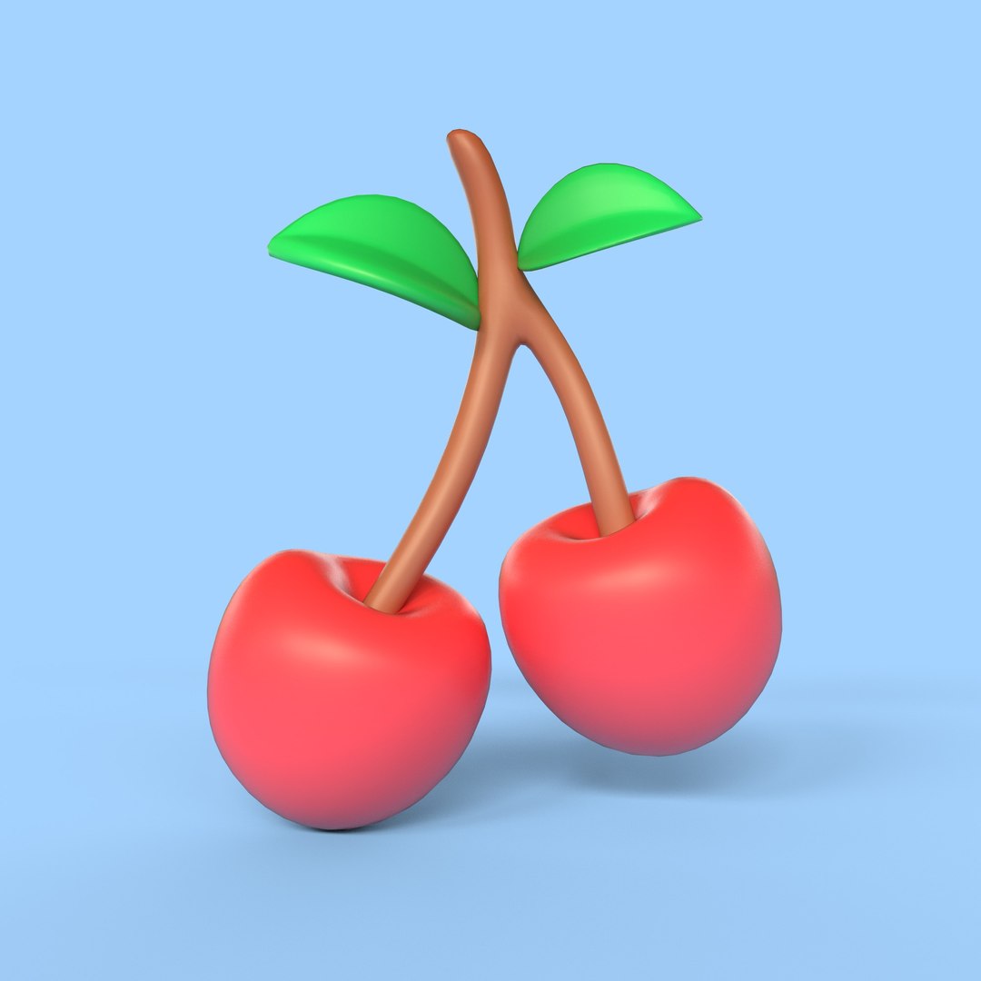 Cartoon Cherry 3D Model - TurboSquid 1944865