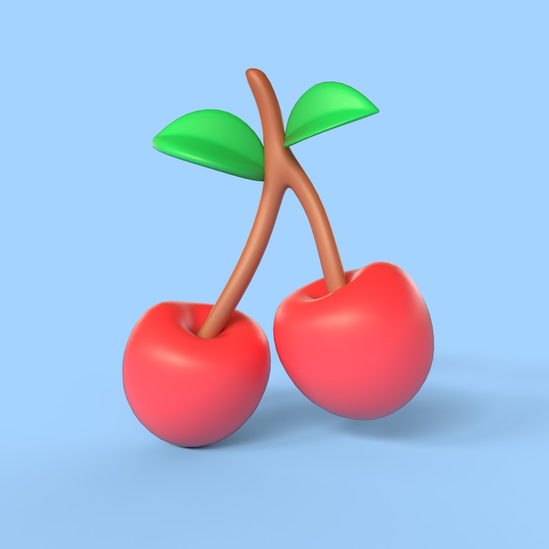 Cartoon Cherry 3D Model - TurboSquid 1944865