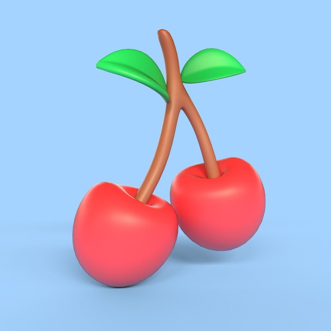 Cartoon Cherry 3D Model - TurboSquid 1944865
