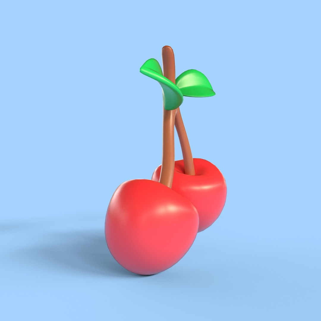 Cartoon Cherry 3D Model - TurboSquid 1944865