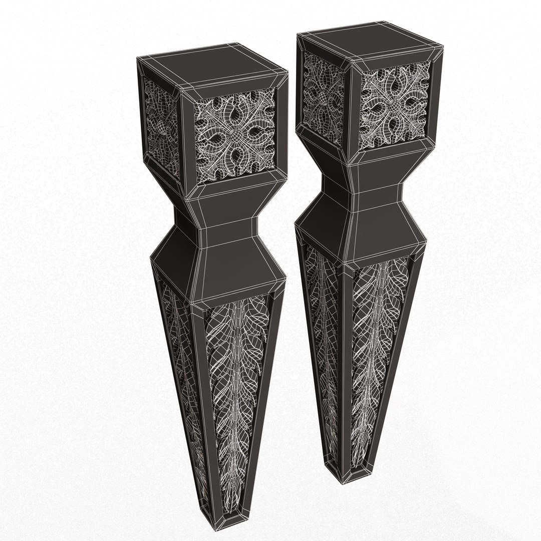 3D Furniture Leg Model - TurboSquid 2324553