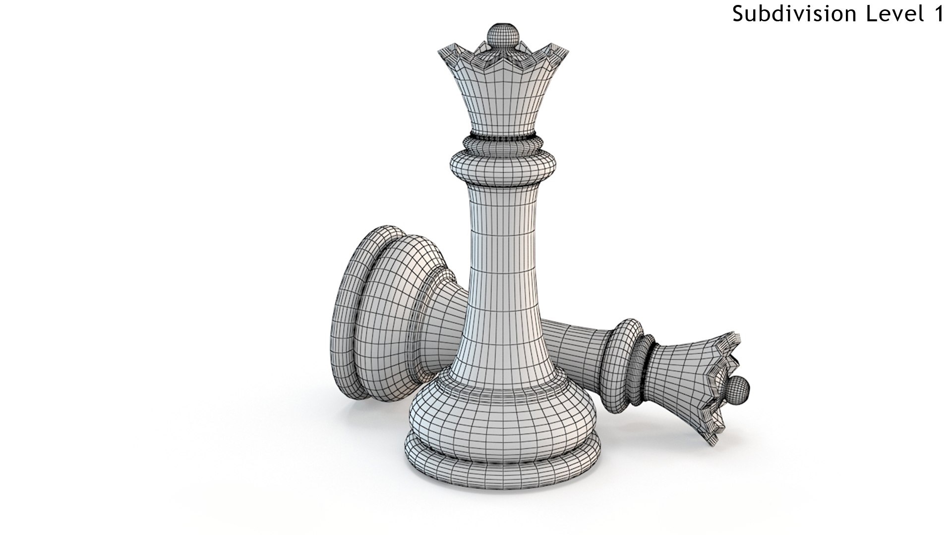 3D model Vertical Chess Set - TurboSquid 1753846