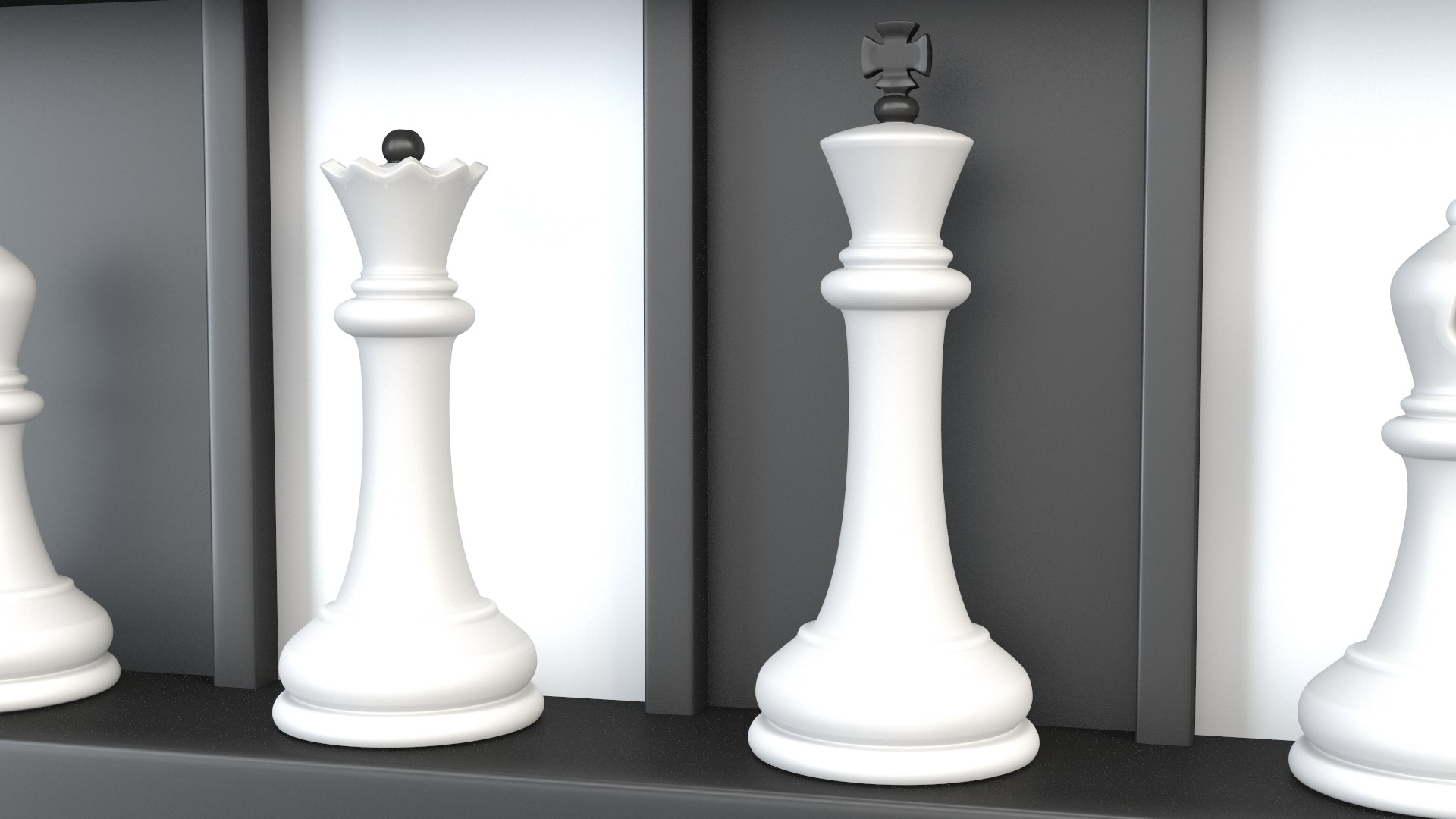 3D model Vertical Chess Set - TurboSquid 1753846